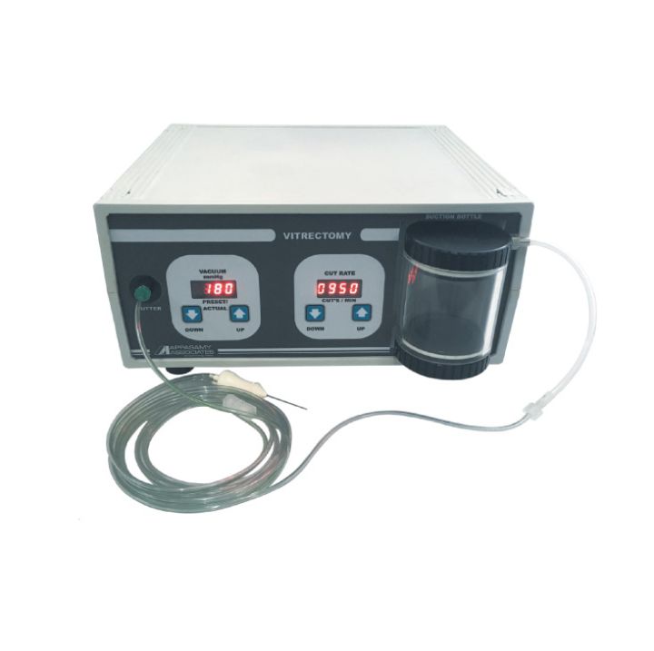 Portable anterior vitrectomy machine in Tanzania